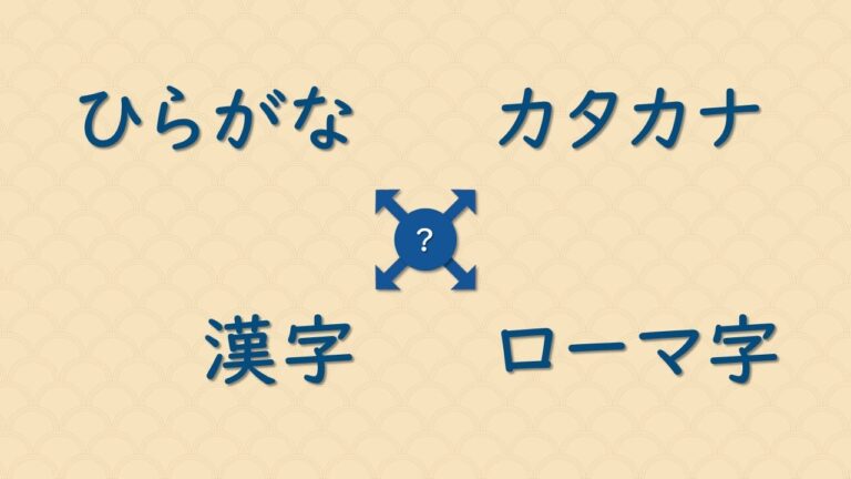 Hiragana vs Katakana vs Kanji vs Romaji - Japanese character types ...